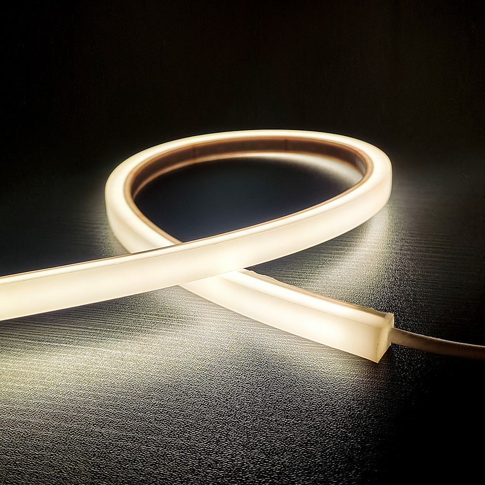 Dual White 10x10mm Top Bending IP68 Led Neon Flex 3 Side Emitting ...