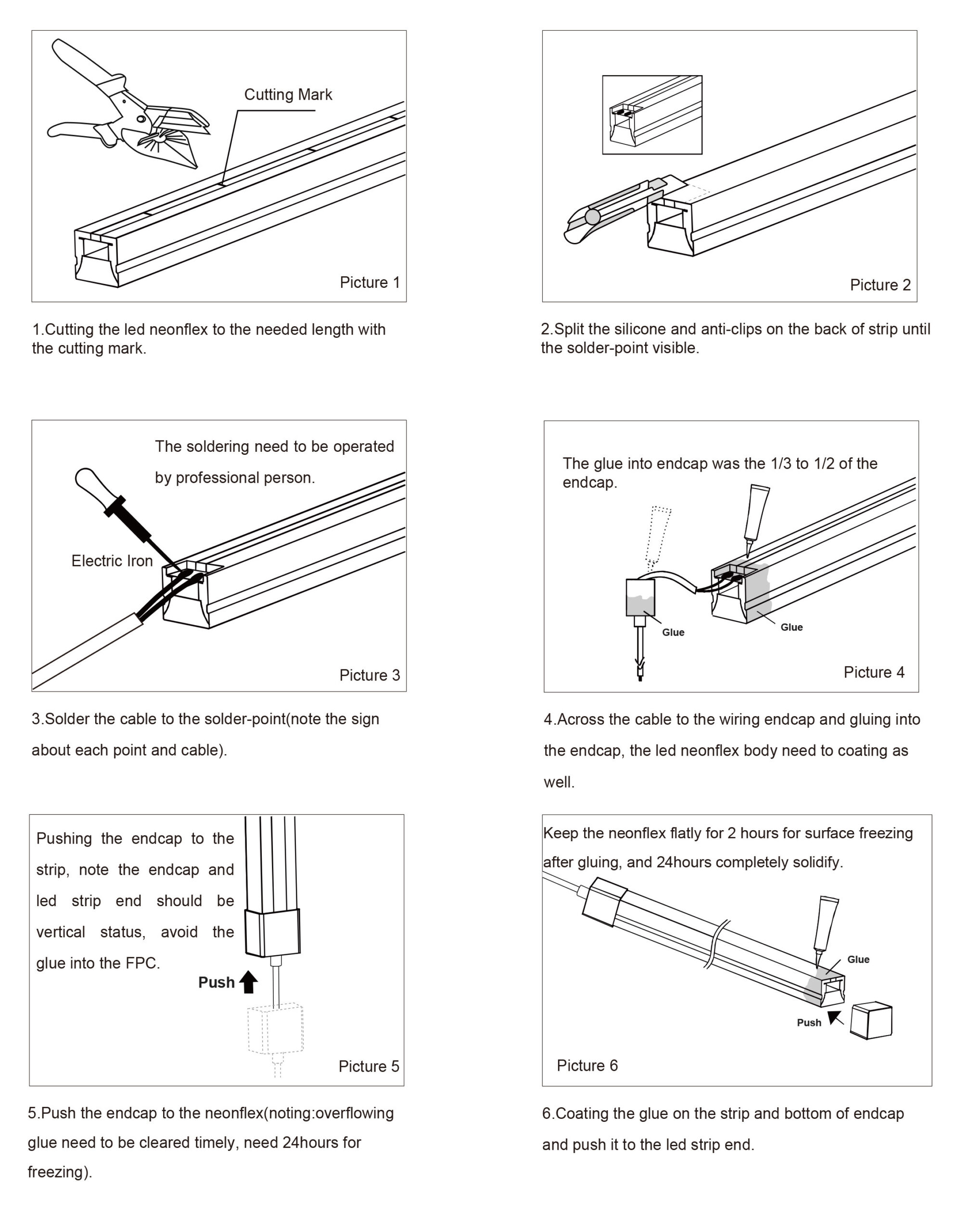 How To Install the Top Bending Led Neon Flex – Hankylight-LED strip ...